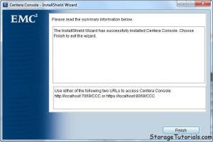 EMC Centera Console Installation
